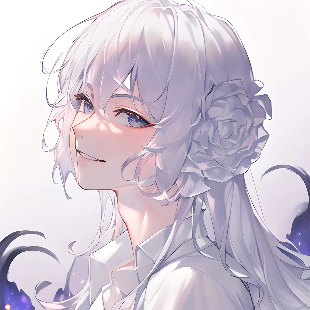 白发头像系列 无界ai