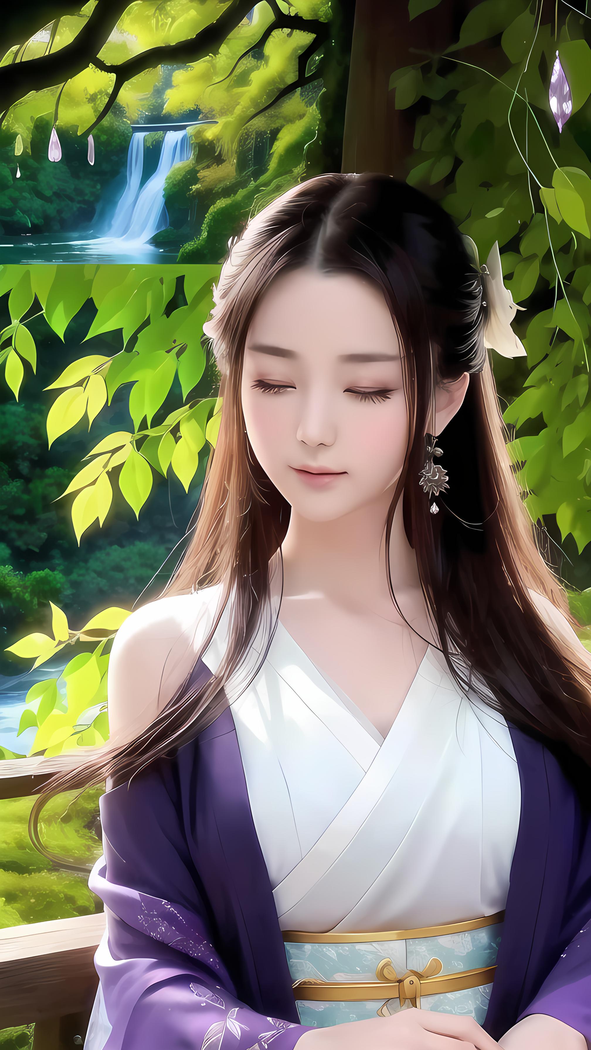 妹妹说紫色很有韵味～ 无界ai